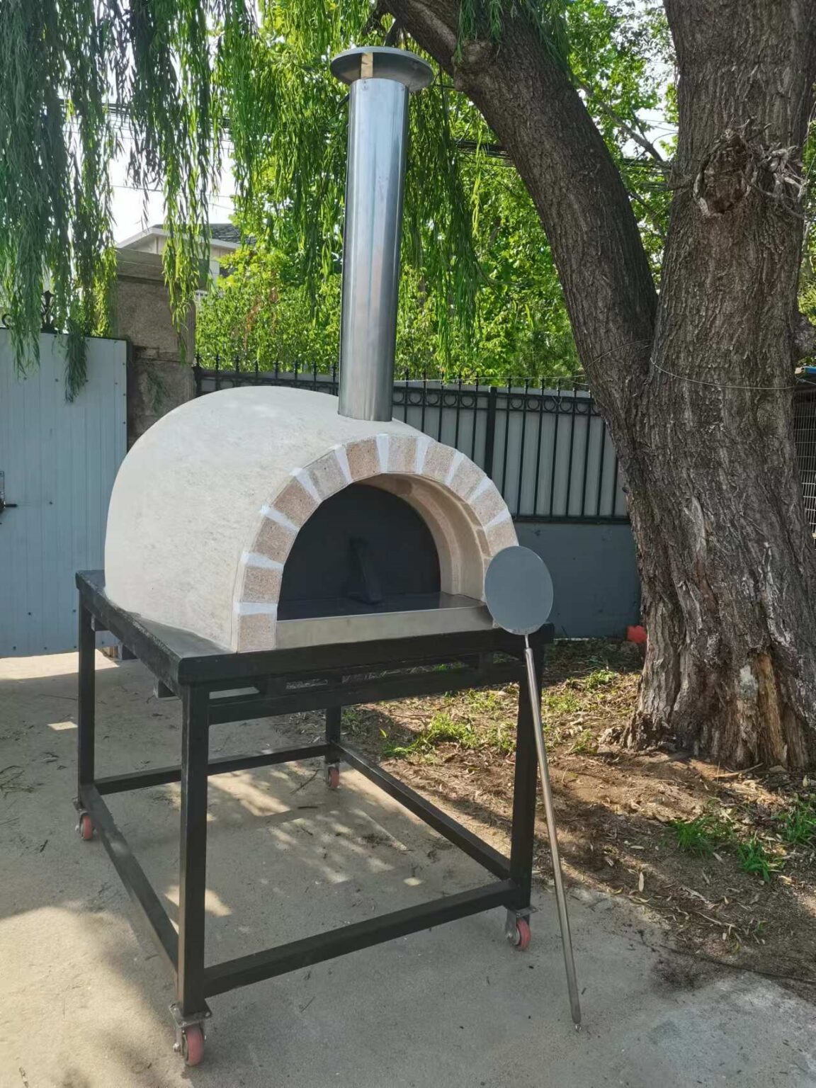 RUS-90 Amigo Wood Fired Pizza Oven (Brick Arch) - Pizza Ovens Australia ...